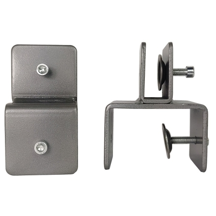 Brackets for Dual Desk Mounting Plexiglass