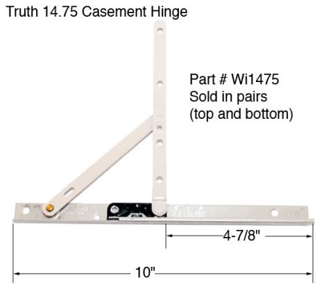 Window Hinges - Casement, Awning, 4 Bar, Egress